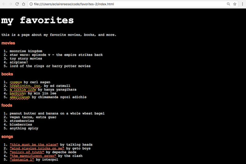 Get Some Practice Building Your First Page With Html And Css Openclassrooms